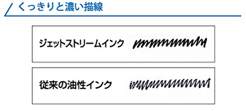 三菱鉛筆 Mitsubishi Pencil SXN15007.24 Jetstream Oil-Based Ballpoint Pen, 0.03 inches (0.7 mm), Black, 10 Pieces
