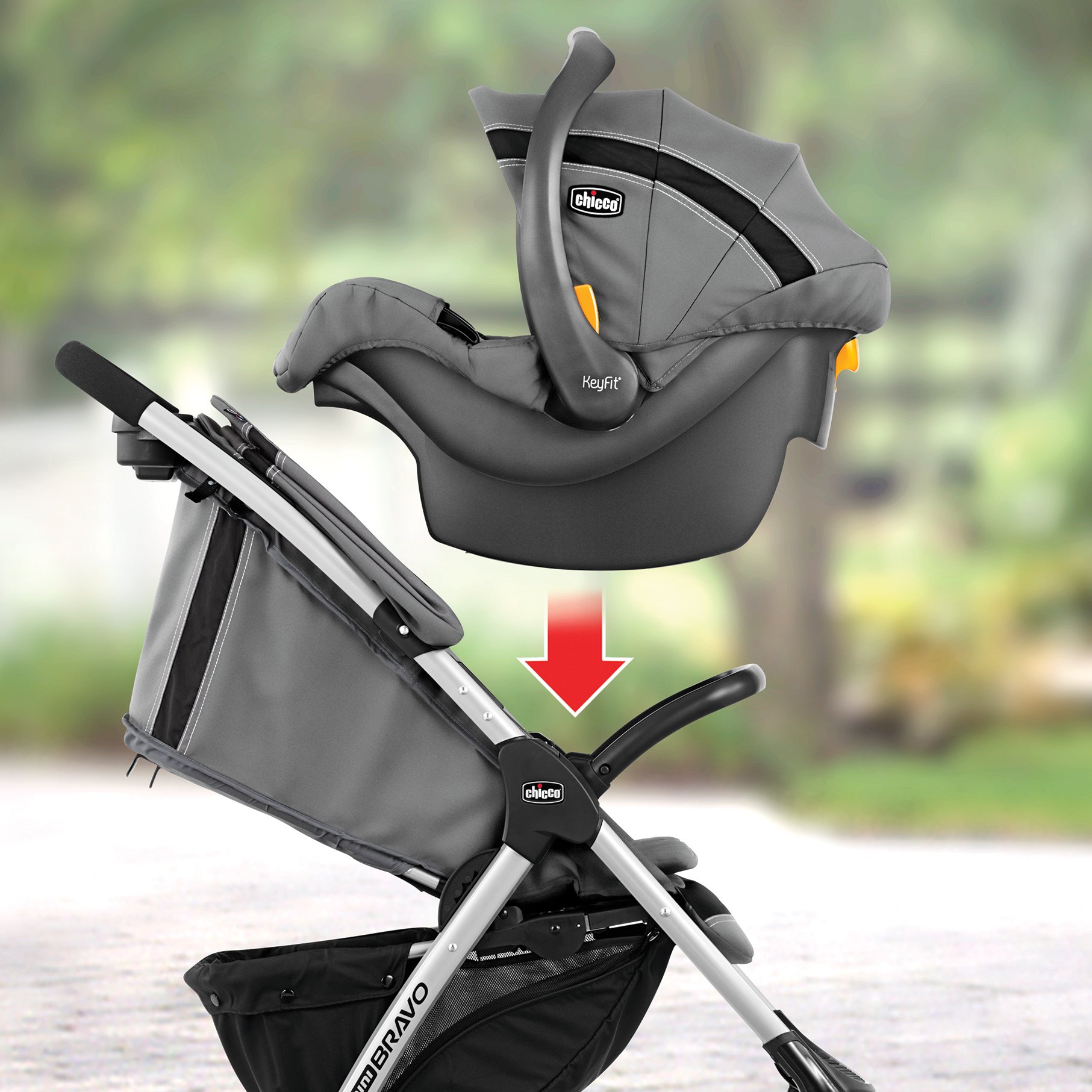Chicco KeyFit 30 Zip Infant Car Seat, Black