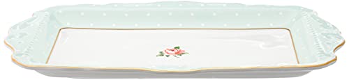 Royal Albert Bone China Polka Rose Sandwich Tray