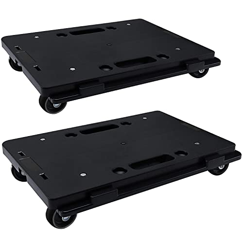 EnnovaTools Furniture Dolly for Moving 2 Pack , Multi-Functional Heavy Duty Interlocking Rolling Mover with Wheels, 450 LBs Capacity, Made in Taiwan