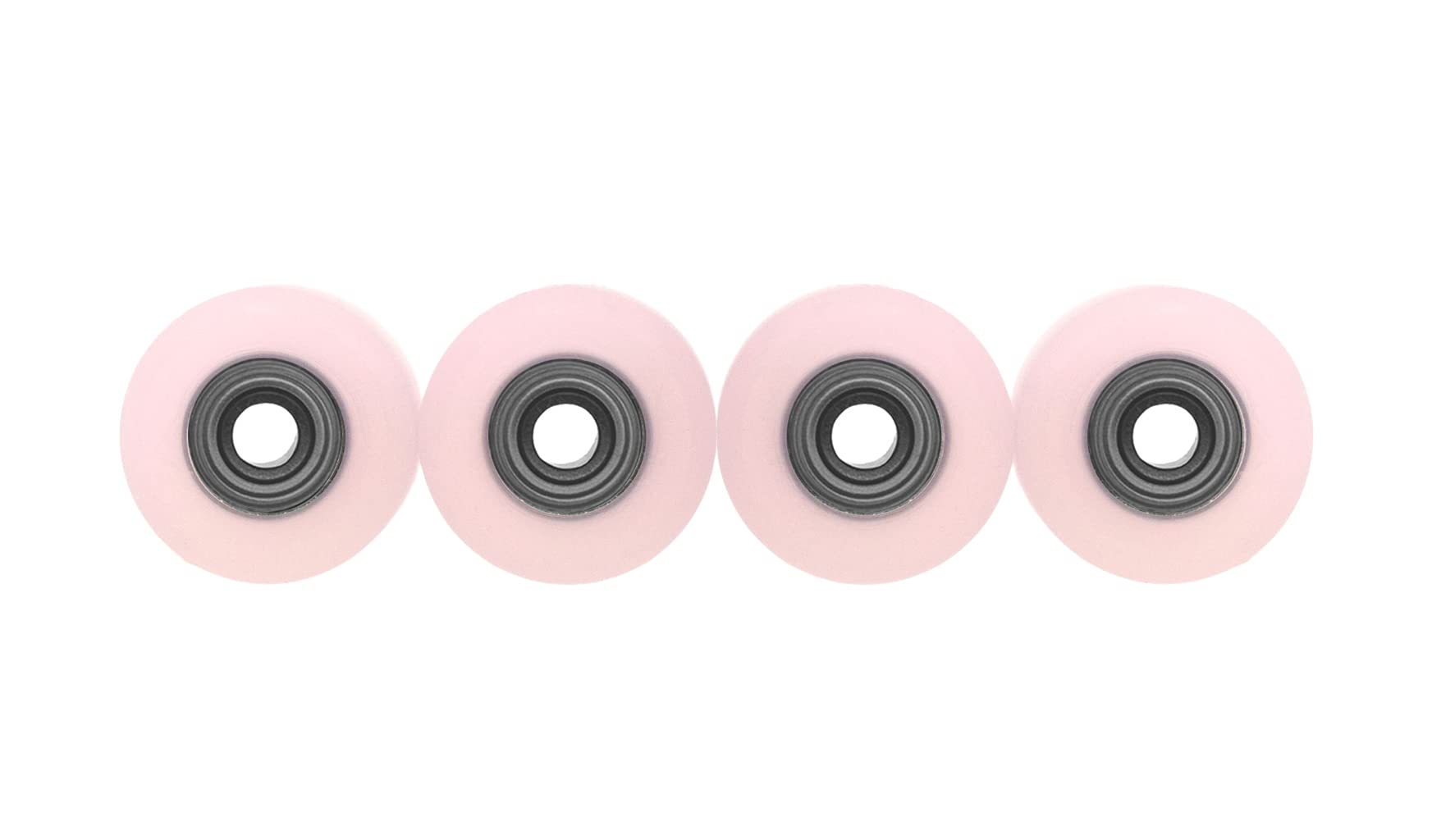 Teak Tuning Apex 61D Urethane Fingerboard Wheels - Mini Shorty Shape, 6.6mm Diameter - ABEC-9 Stealth Bearings - Made in The USA - Gumdrop Colorway