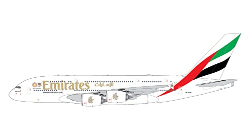 GeminiJets GJUAE2053 Emirates Airbus A380-800 A6-EVN; Scale 1:400