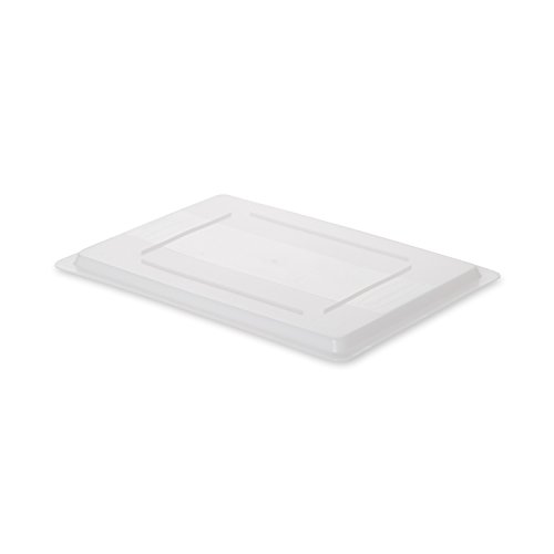 Rubbermaid Commercial Products Food Storage Box Lid for 8.5, 12.5, 16.5, and 21.5 Gallon Sizes, White (FG350200WHT)