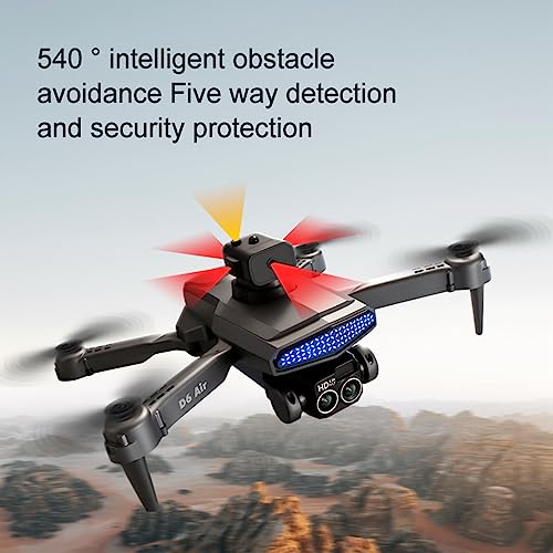 Mini Drone with Camera-Drone with 4k HD Fpv Camera Remote Control Toys Gifts for Boys Girls with Altitude Hold Headless Mode Start Speed (Black)