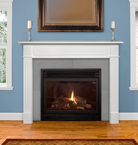 Pearl Mantels 520-48 Berkley Paint Grade Fireplace Mantel, 48-Inch, White, 48 Inch