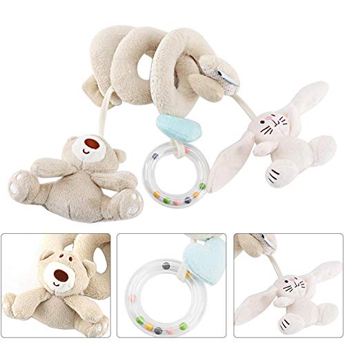 Yosoo Health Gear Comfortable Spiral Wrap Around Toy, Stuffed Toys Plush Soft Toys for Kids Car Seat