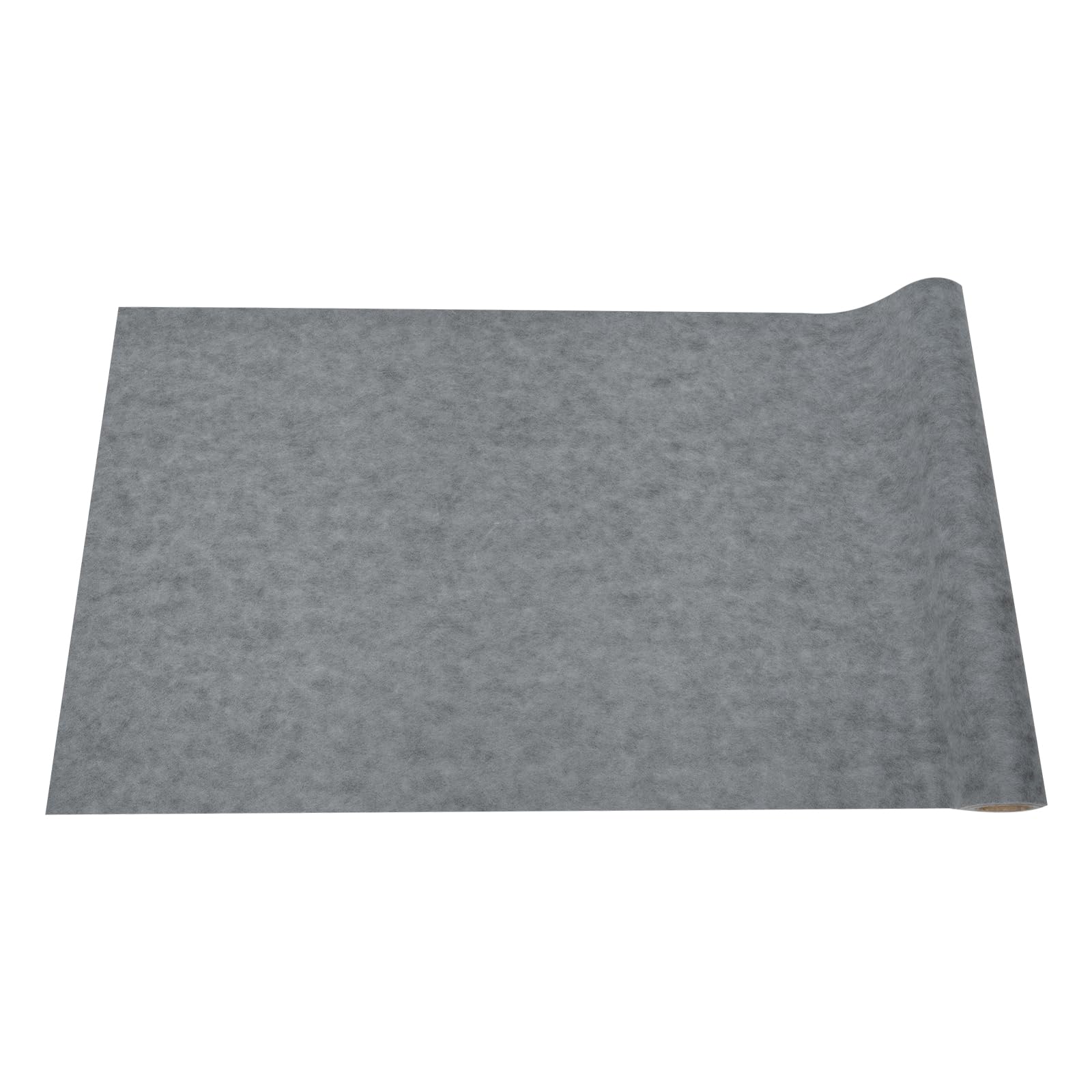 CheriMuMu 131.2 * 3.3ft Waterproof Membrane, Cuttable PE Fabric Shower Waterproof Roll Tile Floor Underlay Roll Membrane, Waterproof Thin Mortar Tile Membrane for Sauna Bathroom Kitchen Walls (Grey)