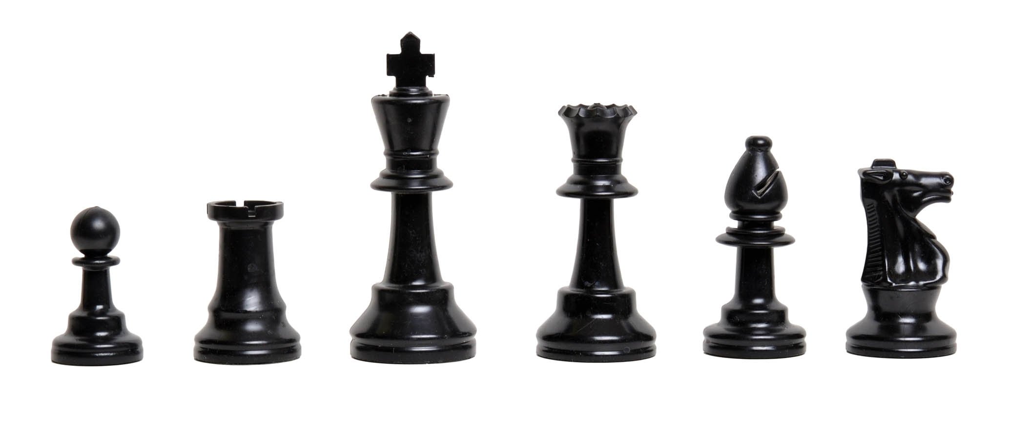 The House of Staunton Four Player Chess Set Combination - Single Weighted Regulation Colored Chess Pieces, Four Player Vinyl Chess Board