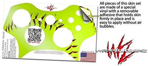 Softball - WraptorSkinz Decal Style Vinyl Skin compatible with XBOX 360 Wireless Controller (CONTROLLER NOT INCLUDED)