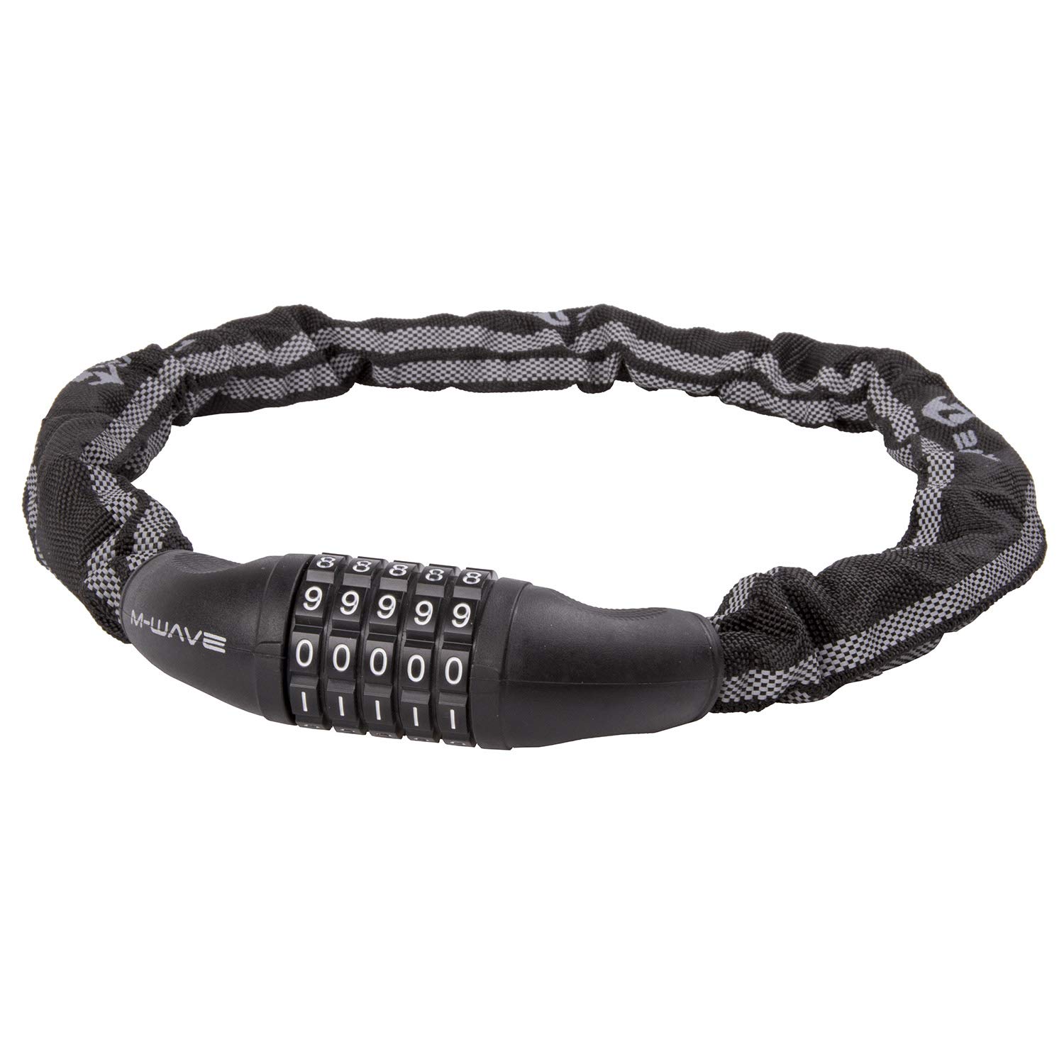 Chain Key Lock 33.5 inches with Reflective Strip, Black