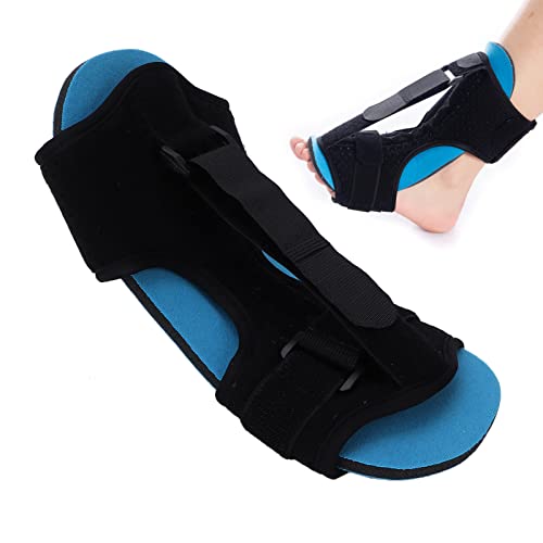Plantar Fasciitis Night Splint Foot Drop Orthotic ,Plantar Fasciitis Night Splint Foot Drop Orthotic Brace Adjustable Elastic Dorsal Night Splint Adjustable Ankle Support For Plantar Fasciitis Heel Ankle Arch Pain Achilles Tendonitis