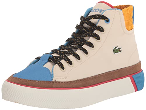 Lacoste Infant's Gripshot Milieu, Off White/Yellow, 44CUI0005-HT3, 5
