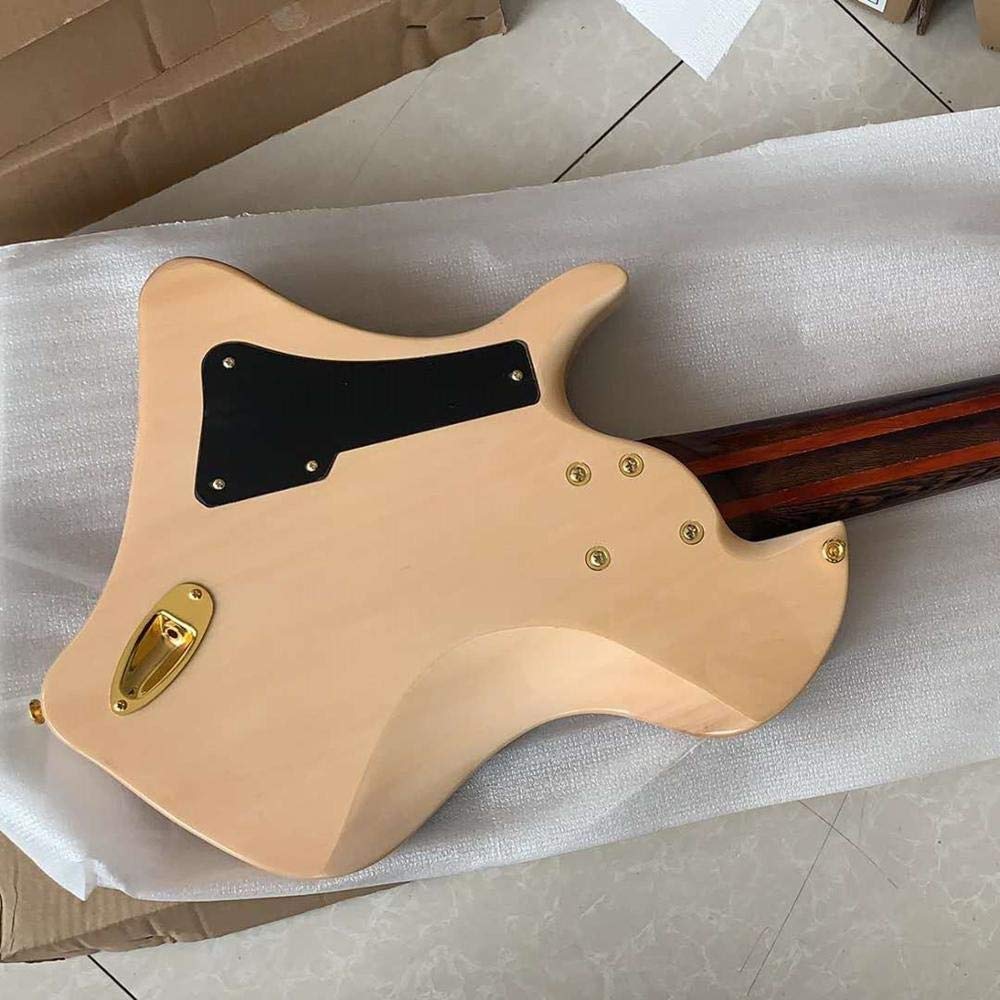 CJWSLYT Guitar Electric 8 String Model Fan Shaped Fret Golden Hardware Steel String ZDANFDD (Color : Guitar)