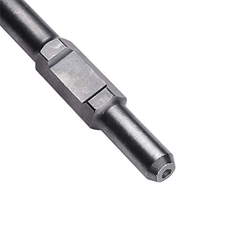 Electric Demolition Hammer shovel 1 1/8" Shank Hex 17 5/16" Length Clay Spade Chisel Cutter Bit Scoop Breaker (triangle blade)