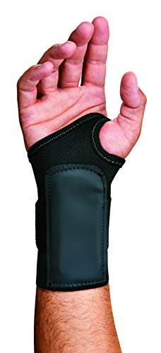 Ergodyne 70006 ProFlex 4000 Single Strap Wrist Support, Black - Large, Right Hand