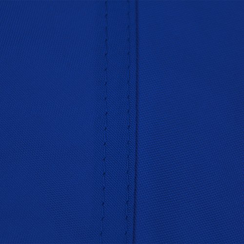 MSC Heavy Duty 600D Marine Grade Polyester Canvas Trailerable Waterproof Boat Cover,Fits V-Hull,Tri-Hull, Runabout Boat Cover (Model D - Length:17'-19' Beam Width: up to 96", Pacific Blue)
