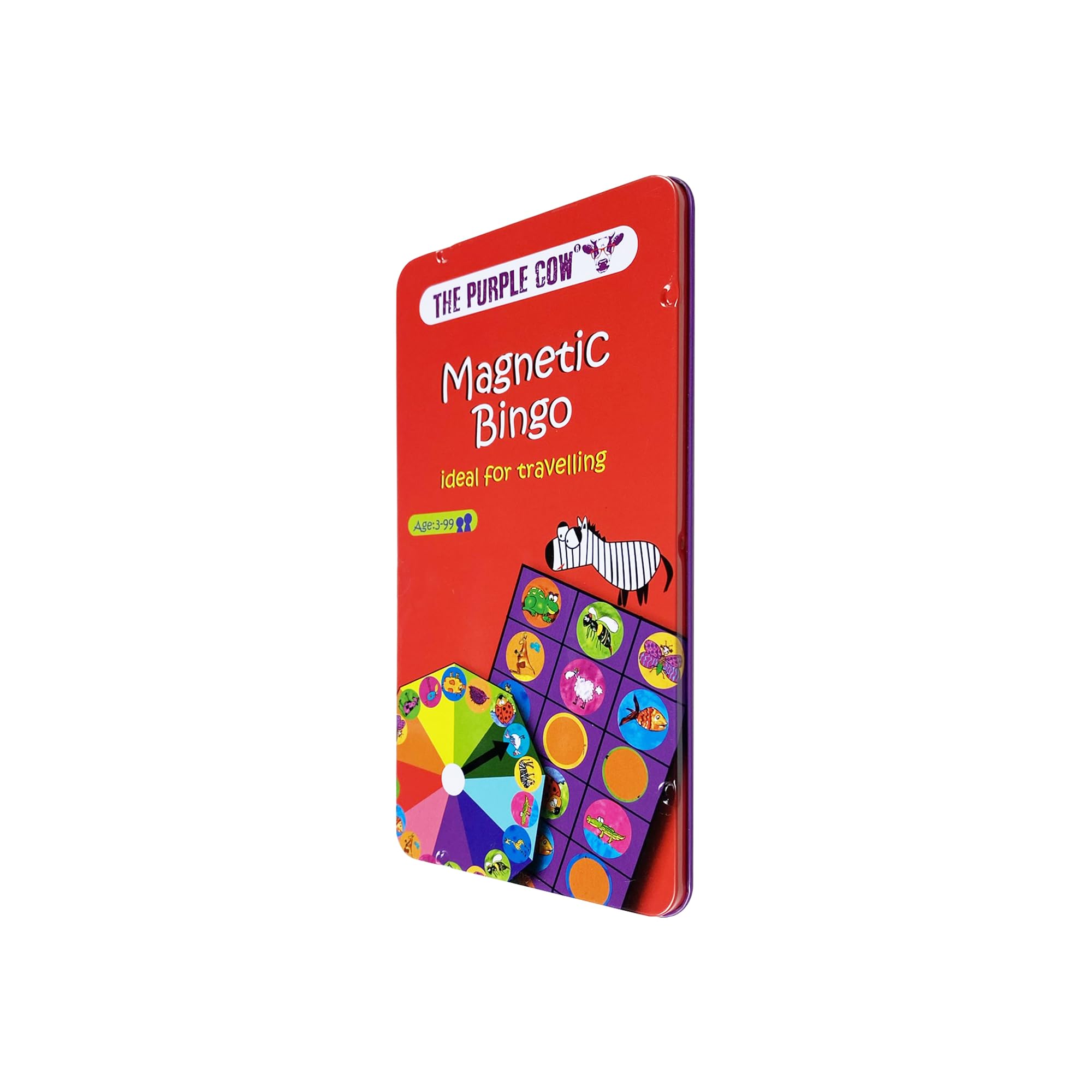 The Purple Cow Magnetic Travel Solitaire Game - Board Games for Kids and Adults. Great for Travel