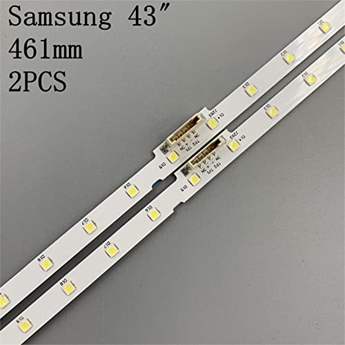 CEVIZ 2 PCS 28 LED Strip Light Strip Fit for Samsung 43 "TV UE43NU7100U AOT_43_NU7100F_2X28_3030C BN44-00947A UE43NU7120U