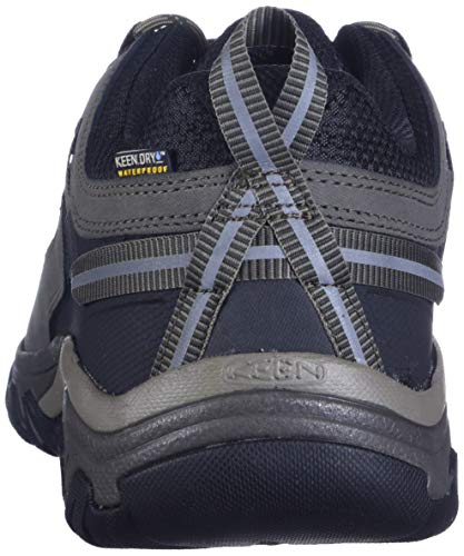 KEEN Men's Targhee 3 Low Height Waterproof Hiking Shoes, Bungee Cord/Black, 12