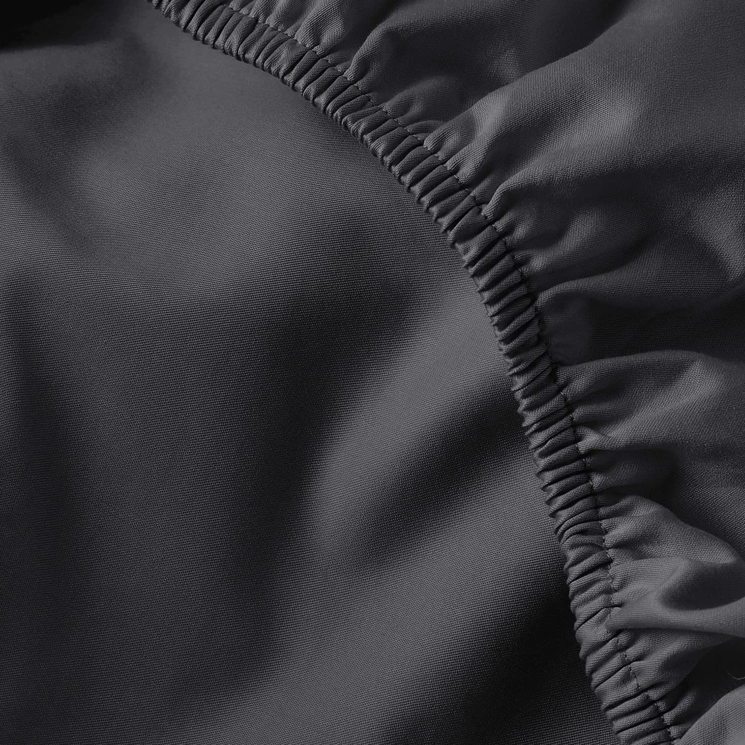 Boston Linen Co. Full Fitted Sheet 1 Only, 1800 Thread Count Premium Microfiber Bed Sheet - Shrinkage and Fade Resistant Up to 15β Deep Pocket Bottom Fitted Sheet Full Size - Dark Grey