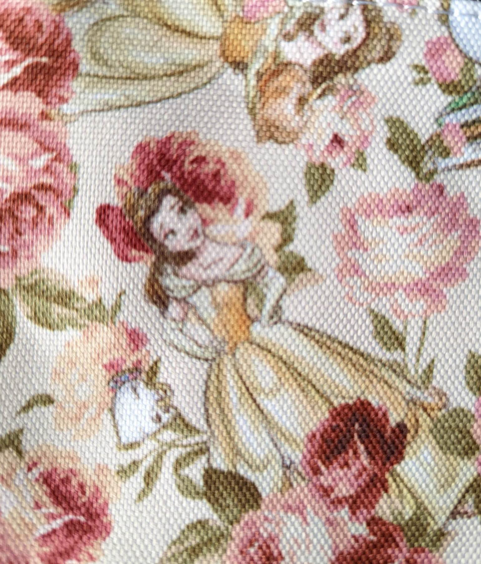 Loungefly Belle Character Floral AOP Cosmetic Pouch