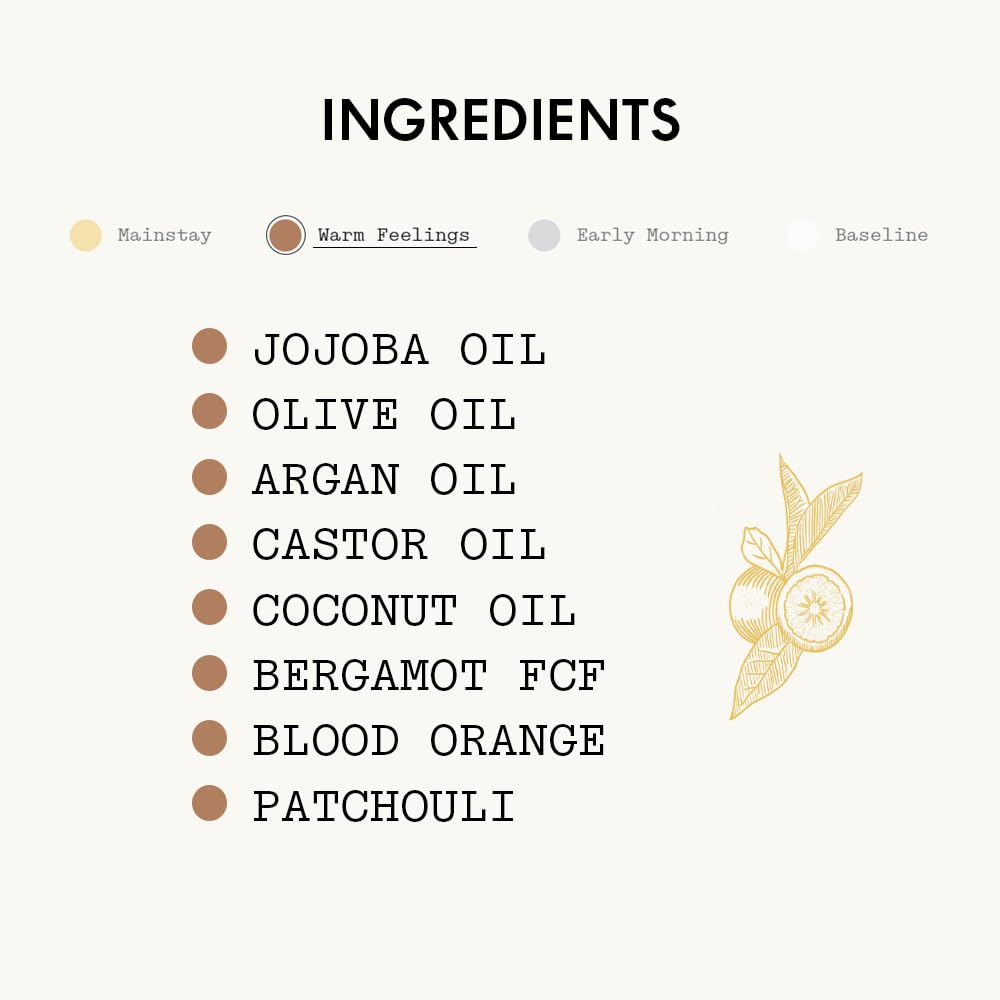 Everyday Oil Warm Feelings Blend, Face + Body Oil, Cleansing, Balancing, Hydrating, 2 fl oz.