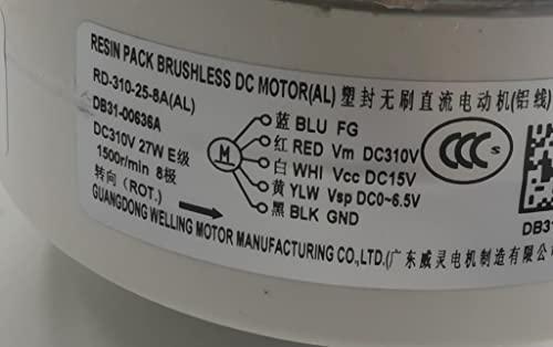 DB31 00636A RD 310 25 8A(AL) SIC 41CVJ F127 2 Air Conditioner Fan Motor Accessories