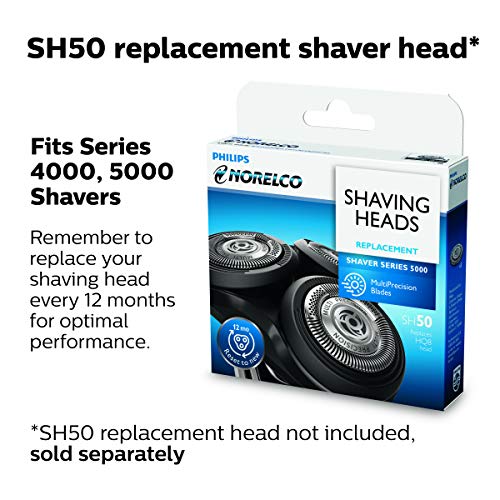 Philips Norelco Electric Shaver 5100 Wet & Dry, S5210/81, with Precision Trimmer For Men
