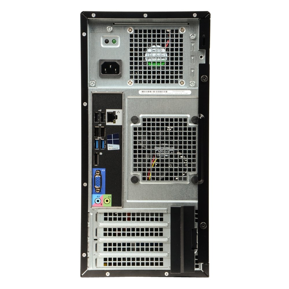 Dell 3020 Tower Core i7-4770 3.4GHz 16GB 512SSD DVD-RW Wi-Fi Win 10 Pro (Renewed)