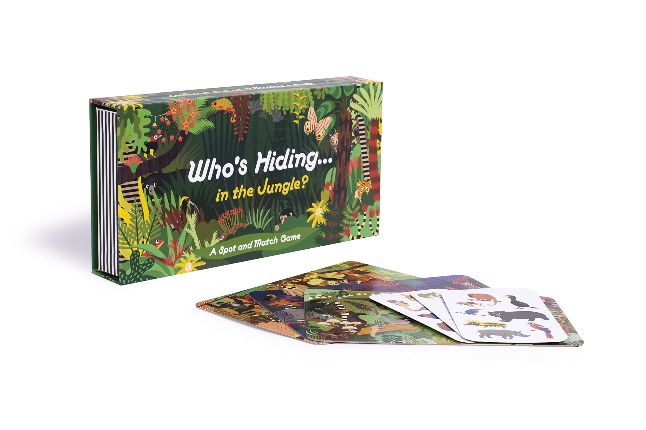 Laurence King Who's Hiding in The Jungle? A Spot and Match Game