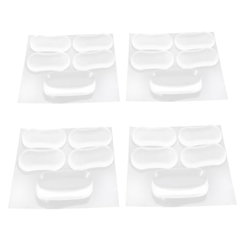 Homoyoyo 1set Toilet Seat Cushion Toilet Seat Pad Toilet Covers Toilet Seat Bumpers Door Bumper Toilet Seat Bidet Replacement Kit Silicone Bumpers Furniture Bumpers Silicone 20pcs
