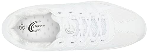 chassé Apex Cheerleading Shoes - White Cheer Shoes for Women (White, Size 7 Adult)