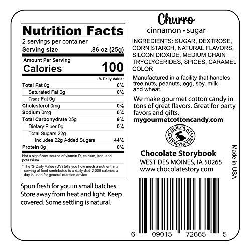 Churros Cotton Candy - Unique Idea for Holidays, Birthdays, Gag Gifts, Party Favorsā¦