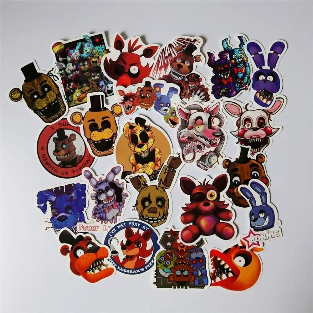 Full Five Nights Favors Bedding Sets Duvet Cover FNAF Soft Microfiber 3 Pieces Bed Set Collection for Girls Boys, No Comforter 05