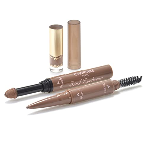CANMAKE 3in1 Eyebrow 02 Ash Brown