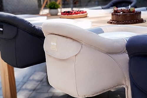 Inglesina Fast Table Chair - Award-Winning Baby High Chair for Eating & Dining - Compact, Portable & Foldable - Leaves No Scratches - for Babies 6-36 Months & 1-3 Year Old Toddler - Cream