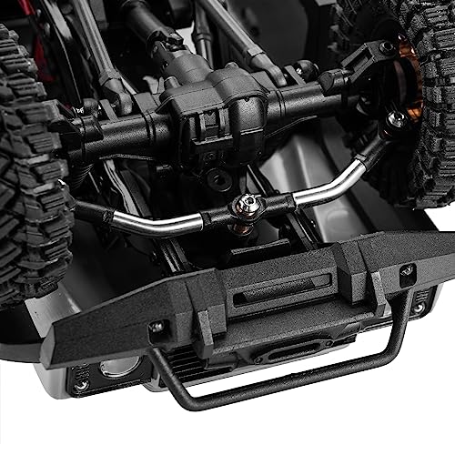INJORA Stainless Steel Steering Link for 1/18 RC Crawler TRX4M Upgrade