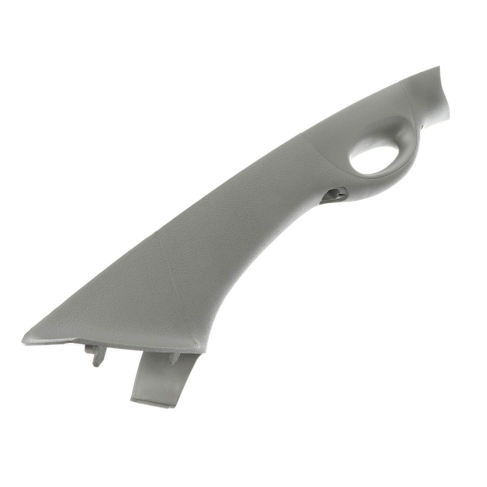 Cheriezing 4L3Z-1503598-AAB Interior A-Pillar Trim Panel with Assit Handle Grey Right Passenger Side compatible for 2004-2008 F-150