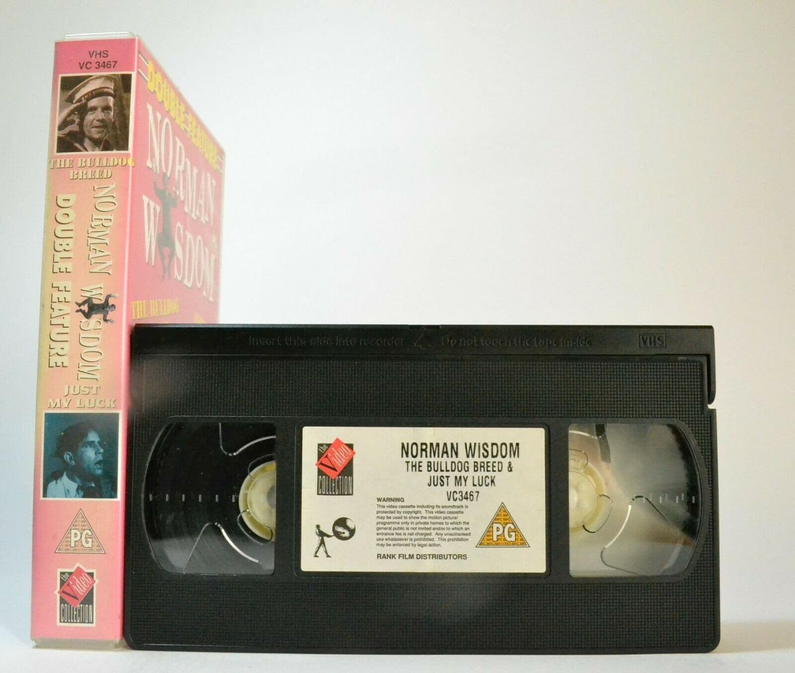 The Bulldog Breed / Just My Luck [Norman Wisdom Double Feature] Comedy - Pal VHS