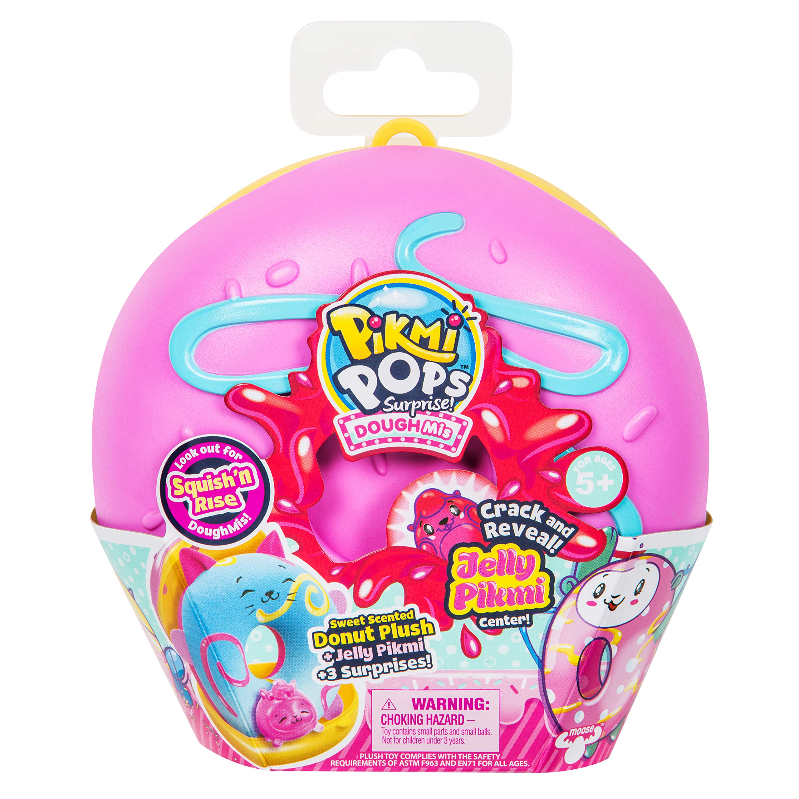 Pikmi Pops DoughMis Series Surprise Pack - 1pc Collectible Scented Medium Plush Toy in Medium Donut with Surprises 75291