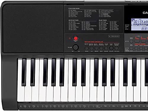 Casio CT-X700 Portable Keyboard Bundle with Stand, Bench, Sustain Pedal, Power Adapter, Austin Bazaar Instructional DVD, and Polishing Cloth