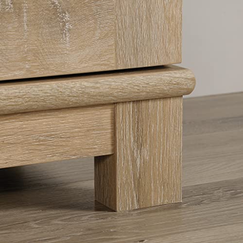 Sauder Garden Villa TV Stand, L: 47.32" x W: 18.82" x H: 25.47", Orchard Oak Finish