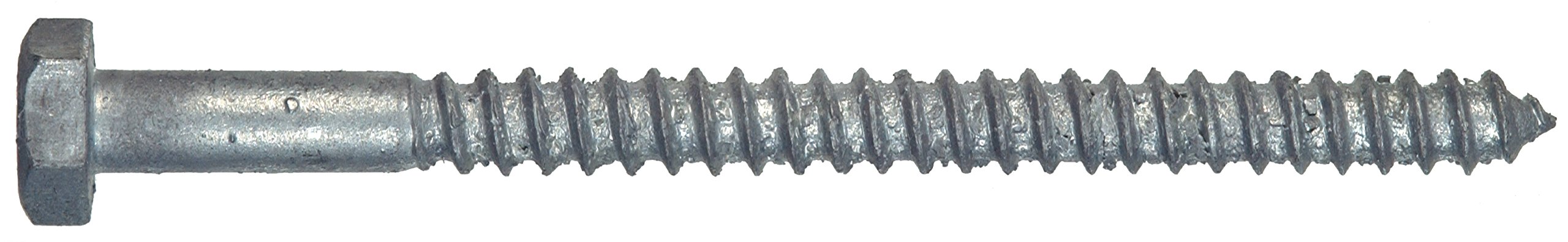 The Hillman Group 812074 Hot Dipped Galavanized Hex Lag Screw, 3/8 X 4-Inch, 50-Pack, Size: 4 inches;