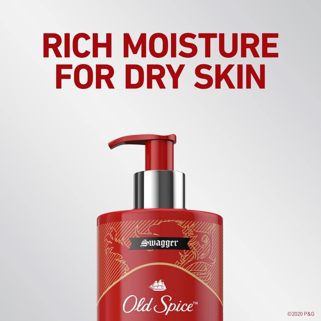 Old Spice Daily Hydration Hand & Body Lotion for Men, Swagger with Argon Oil, 16.0 FL OZ