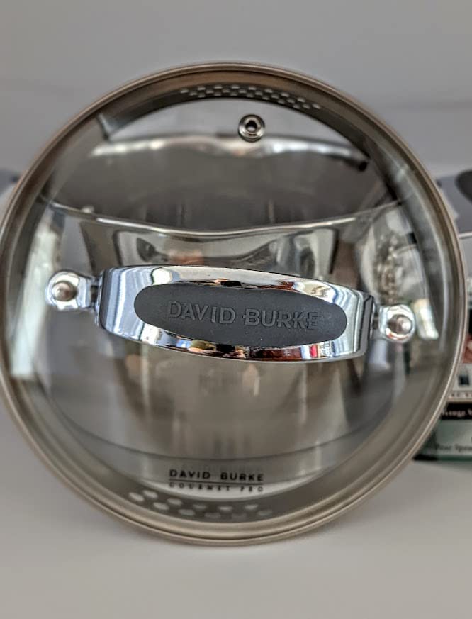 David Burke Gourmet Pro Stature EZ Strain Cookware (2 qt sauce pan)
