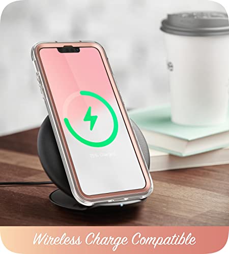 i-Blason Glitter Case for iPhone 14 Plus (6.7 Inches) Mobile Phone Case 360 Degree Case Bumper Protective Cover [Cosmo] with Screen Protector 2022 Edition (Marble)