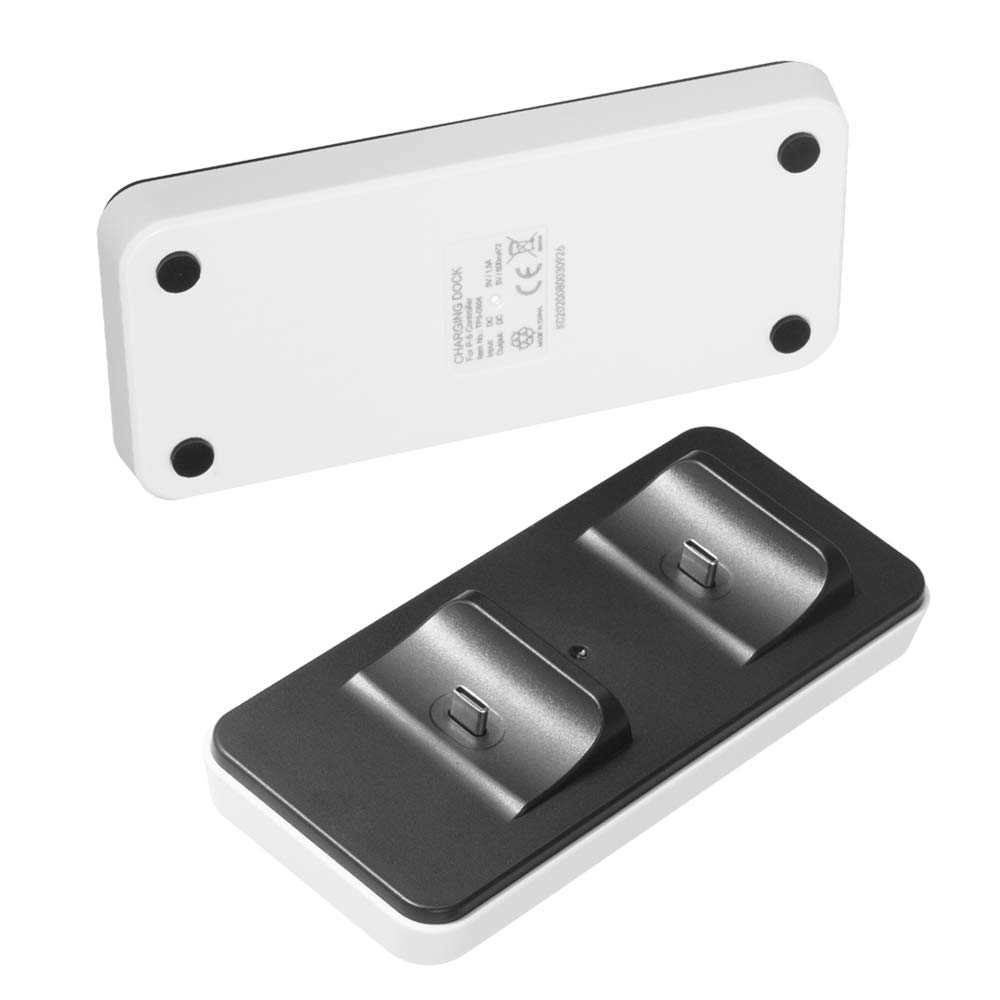 Charging Station for PS5 Controller, Charger with Dual USB C Ports for PS5, Charging Stand Dock for P5 Controller