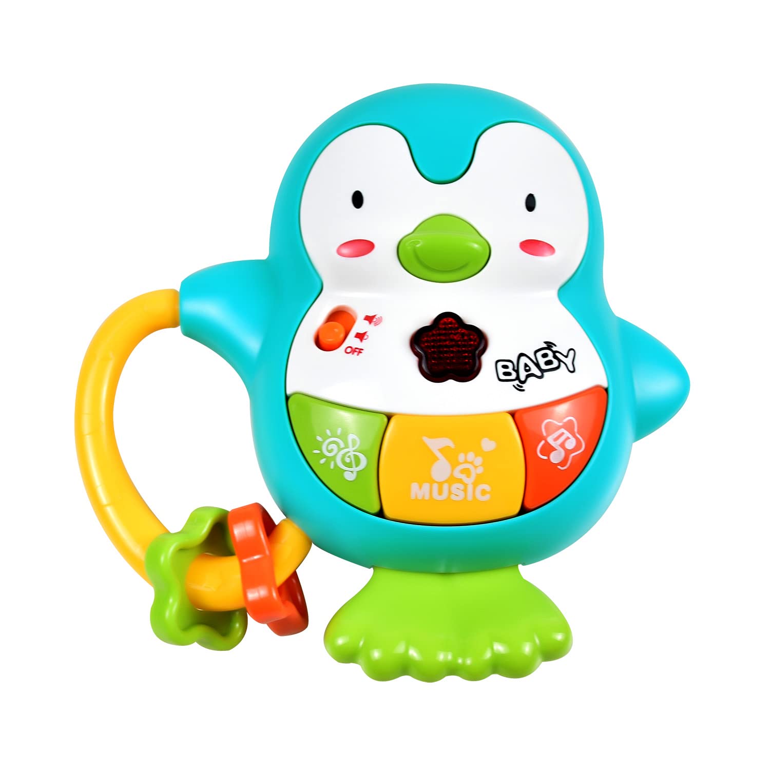 Dahuniu Baby Rattle Toy, Take Along Tunes Musical Toy, Ages 3 Months +