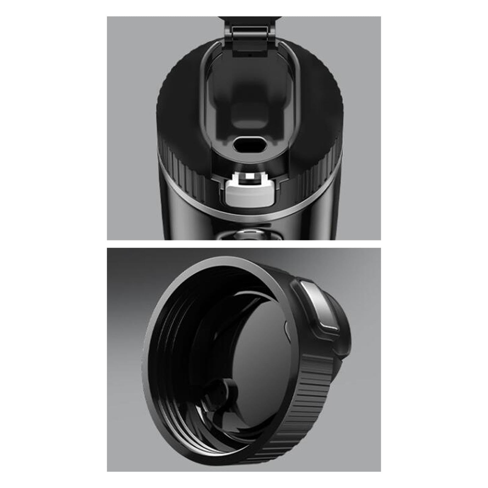 Car Heating Cup Car Kettle Portable Easily Washing Electric Heat Water Cup Car Heated Mug for Heating Water Outdoor Work, Black