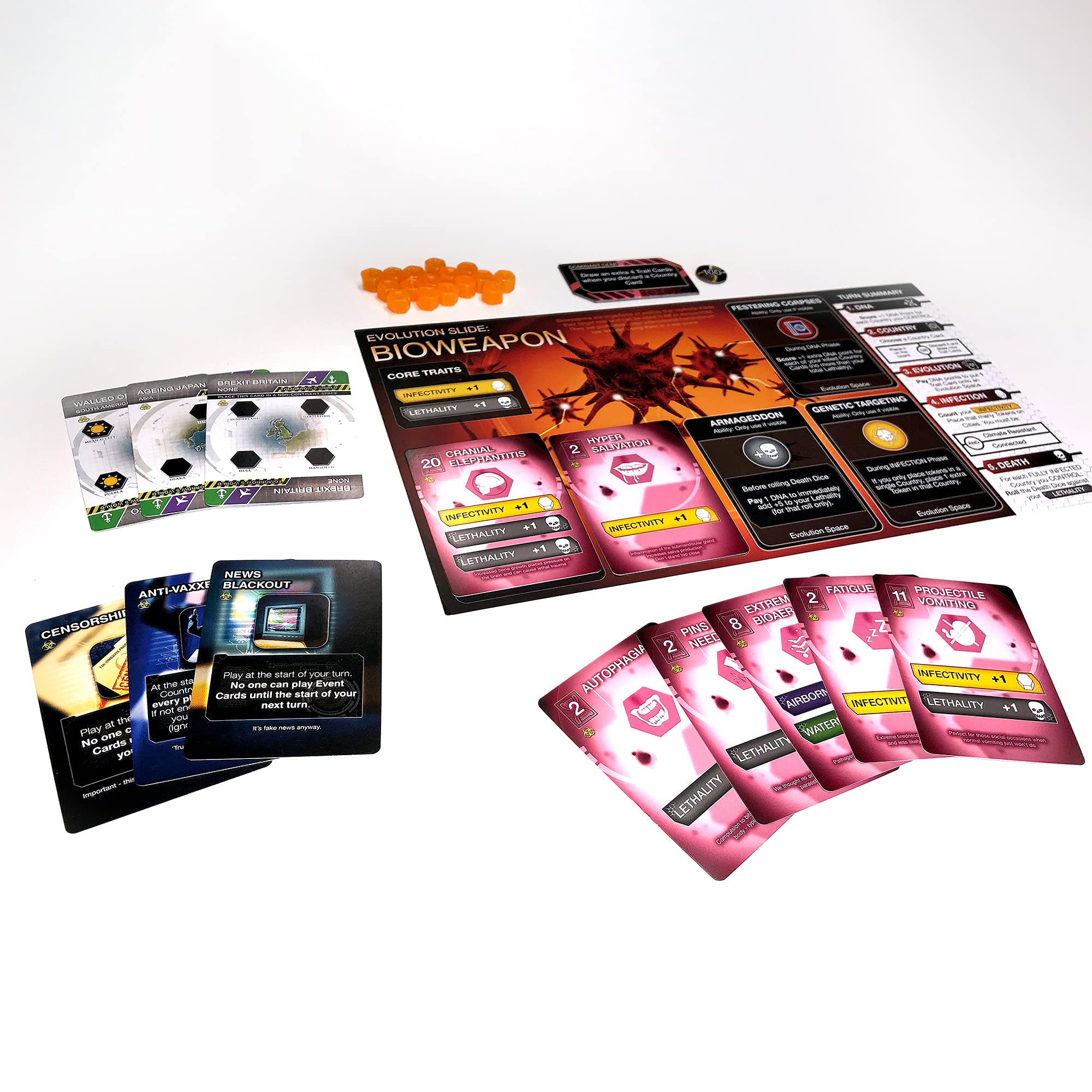Plague Inc. Board Game Expansion | Strategy Board Game for Adults and Teens | Fun Game for Game Night | Ages 14 and up | 1 to 5 Players | Average Playtime 60-90 Minutes | Made by Ndemic